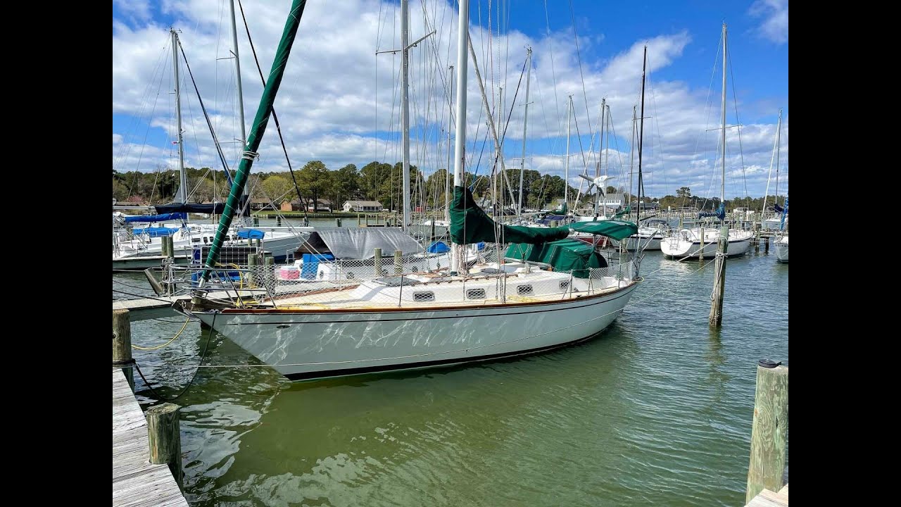 Sailboat for sale- Tartan 37 "Adventure" - YouTube