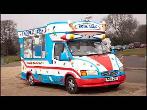Many different ice cream van chimes