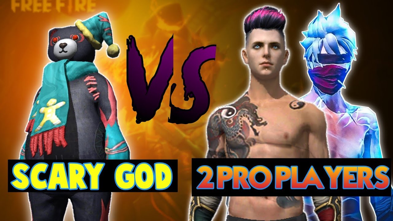 SCARY GOD VS 2 PRO PLAYERS || 1 vs 2 🤯 - Garena Free Fire - YouTube