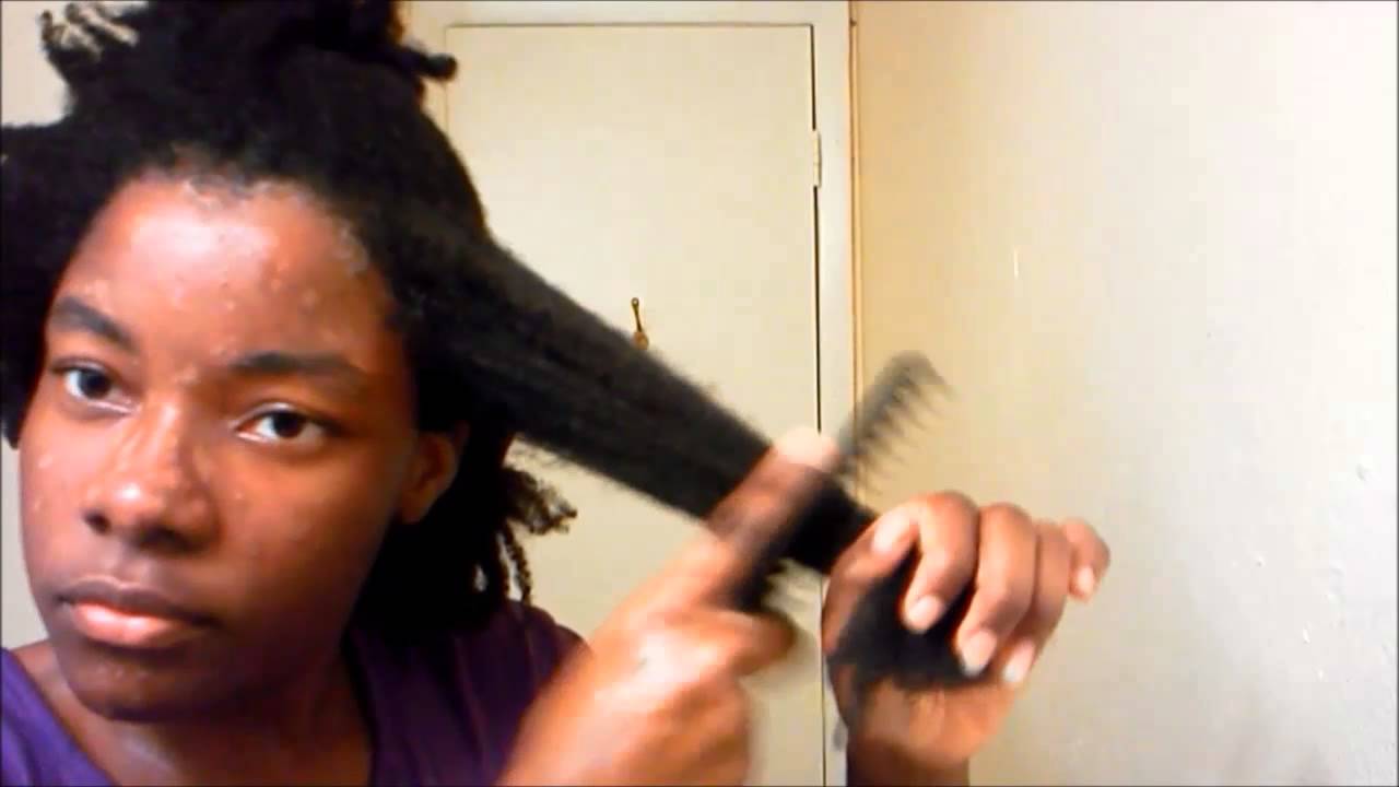 My Soft Hair After The Baggy Method ***Easier Detangle*** PART 2 - YouTube