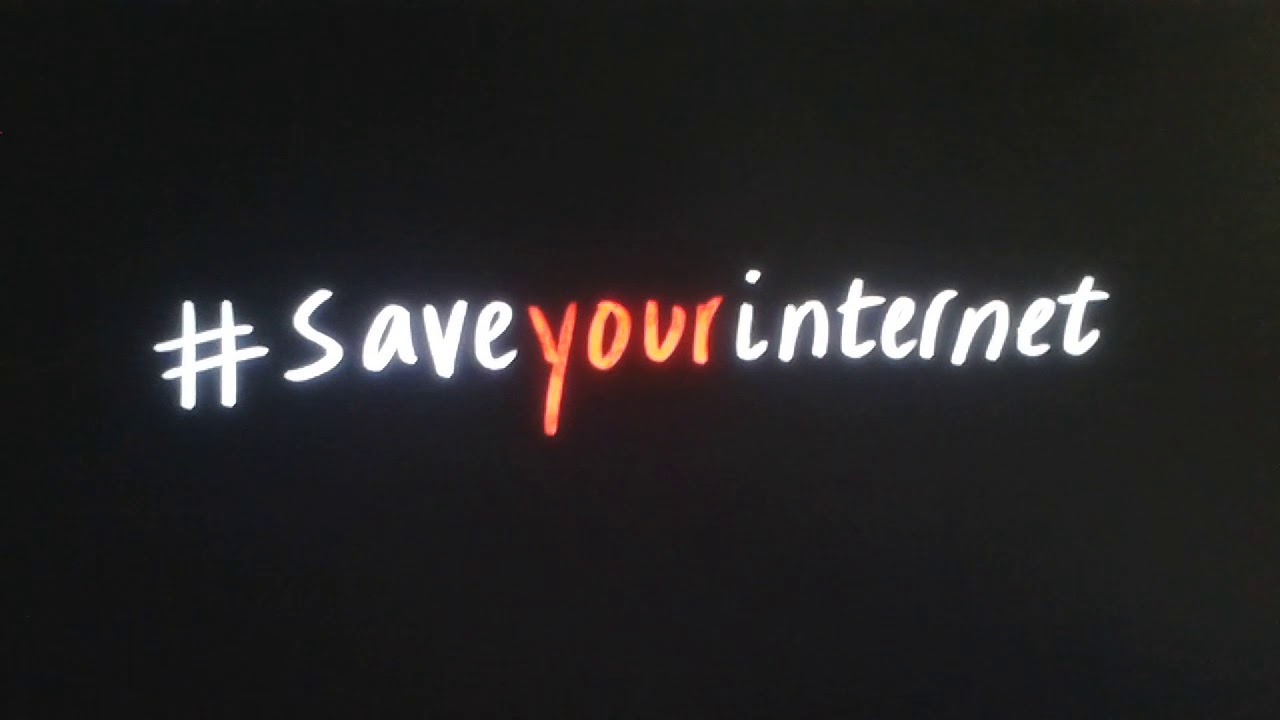 SAVE YOUR INTERNET - YouTube