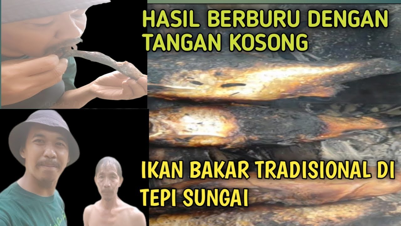 MEROGO IKAN GENGGEHEK DI TEPI SUNGAI #mukbang #food #makan #fishing # ...