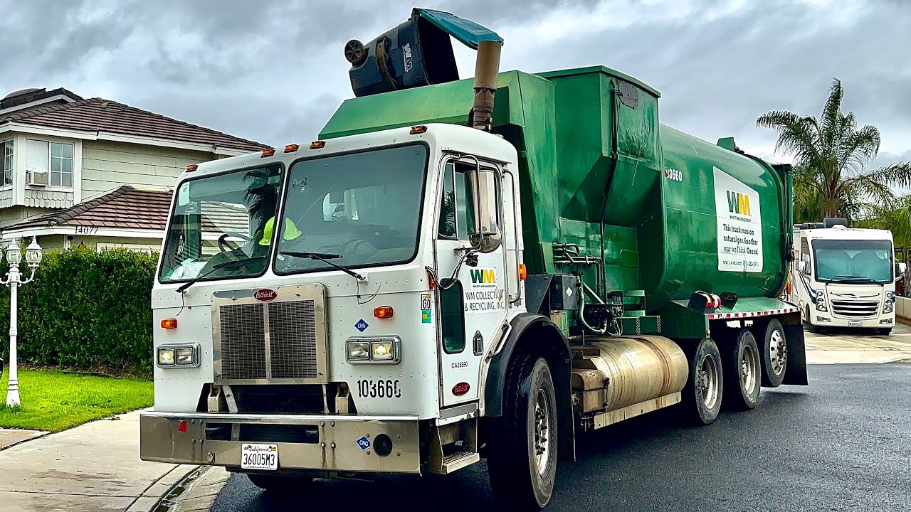 Fast Waste Management 2011 Peterbilt 320 Amrep - YouTube