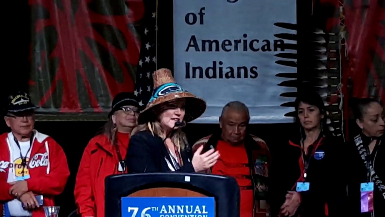 NCAI 2019 NATIONAL CONGRESS OF AMERICAN INDIANS - Acceptance Speech ...