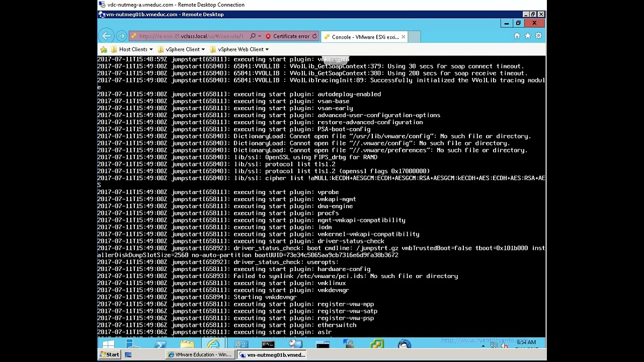 Configuring ESXi Hosts