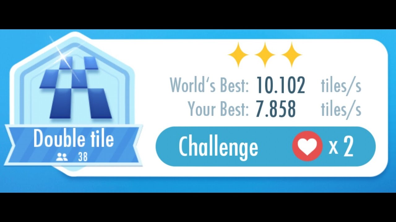 Double Tile Challenge - Piano Tiles 2 - YouTube