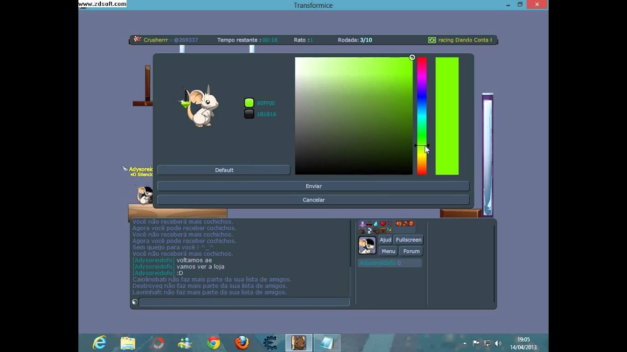 Dou conta transformice com item de 4001 customizado e cores e 1 pelo - YouTube