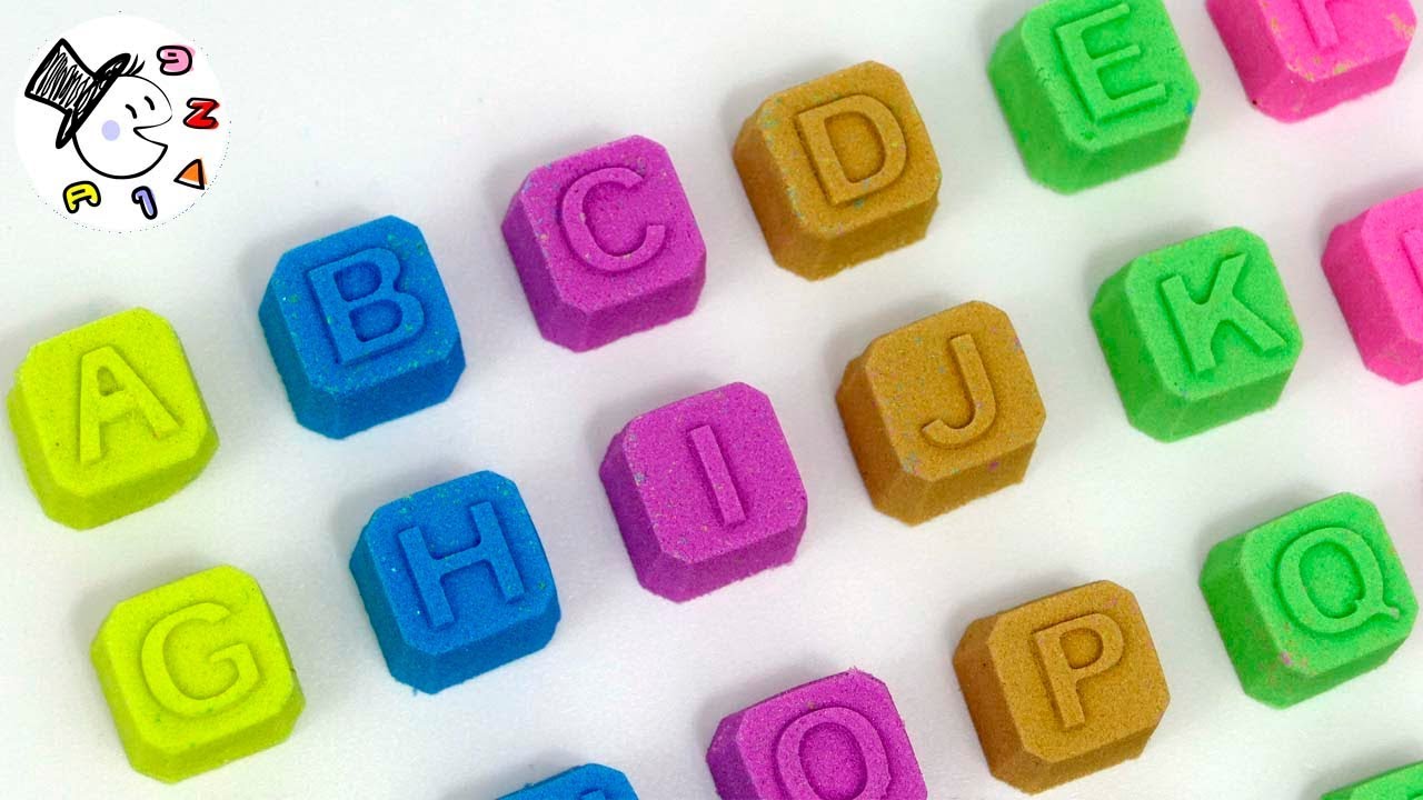 ABC song for Kids Children Toddler | Kinetic sand Alphabet | Learning A ...