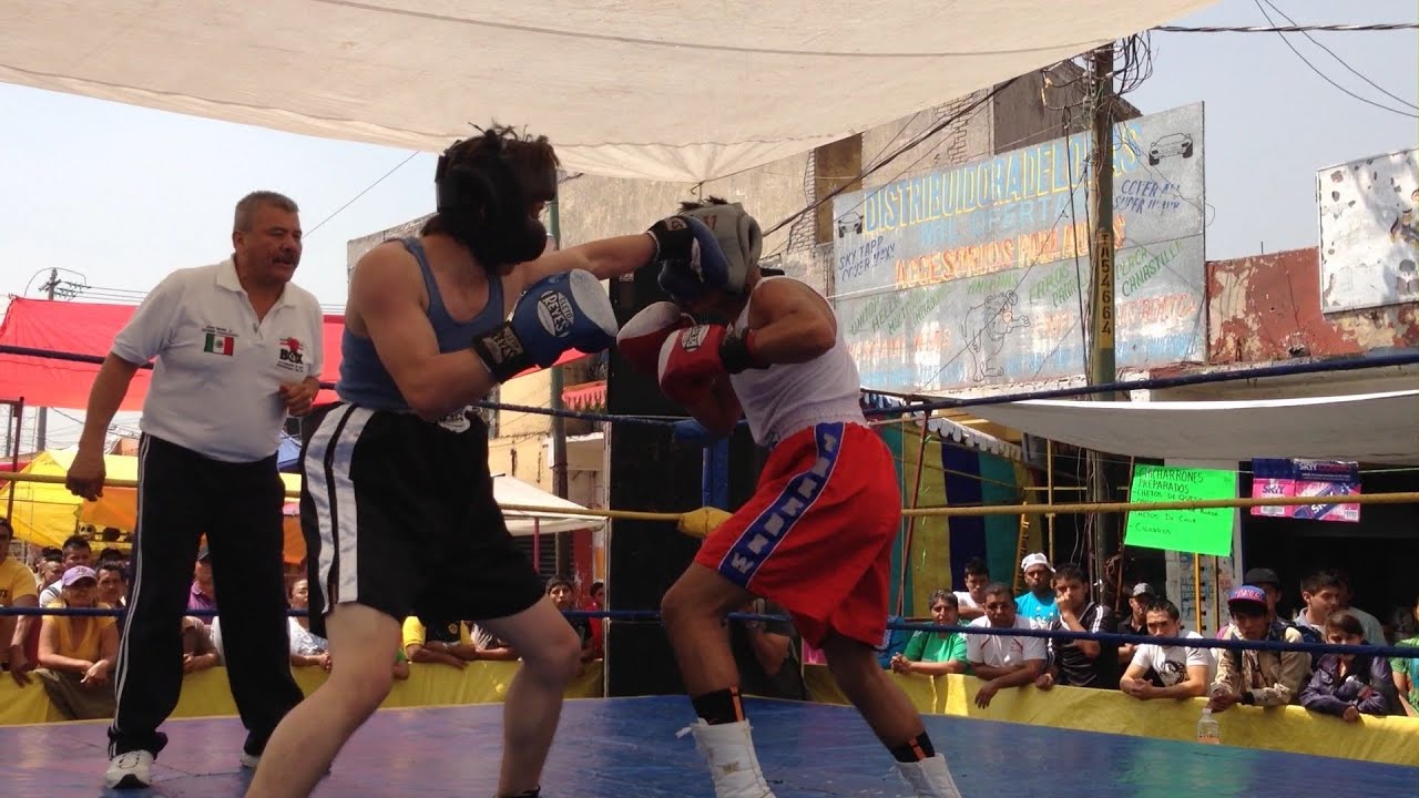 Pelea de Box Amateur en Tepito - YouTube