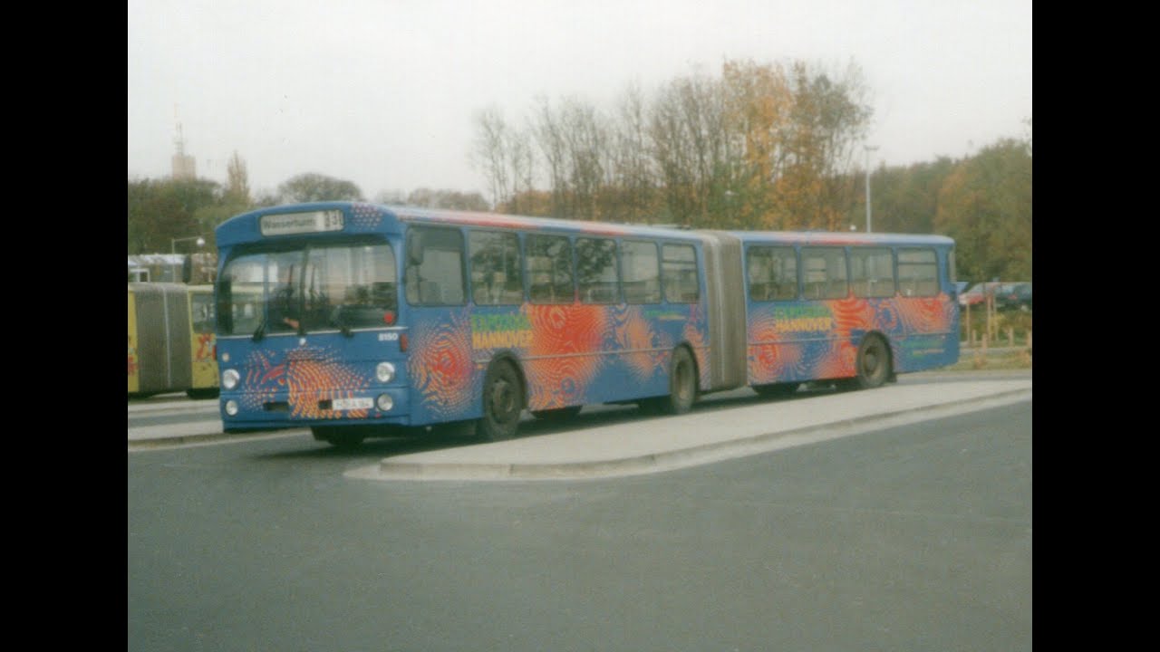 Hannovers Busse zur Expozeit im Jahr 2000 Teil 1 - YouTube