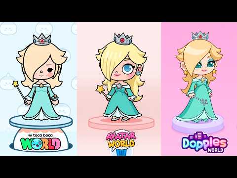 How to create Rosalina in Avatar World, Toca Boca and Dopples World