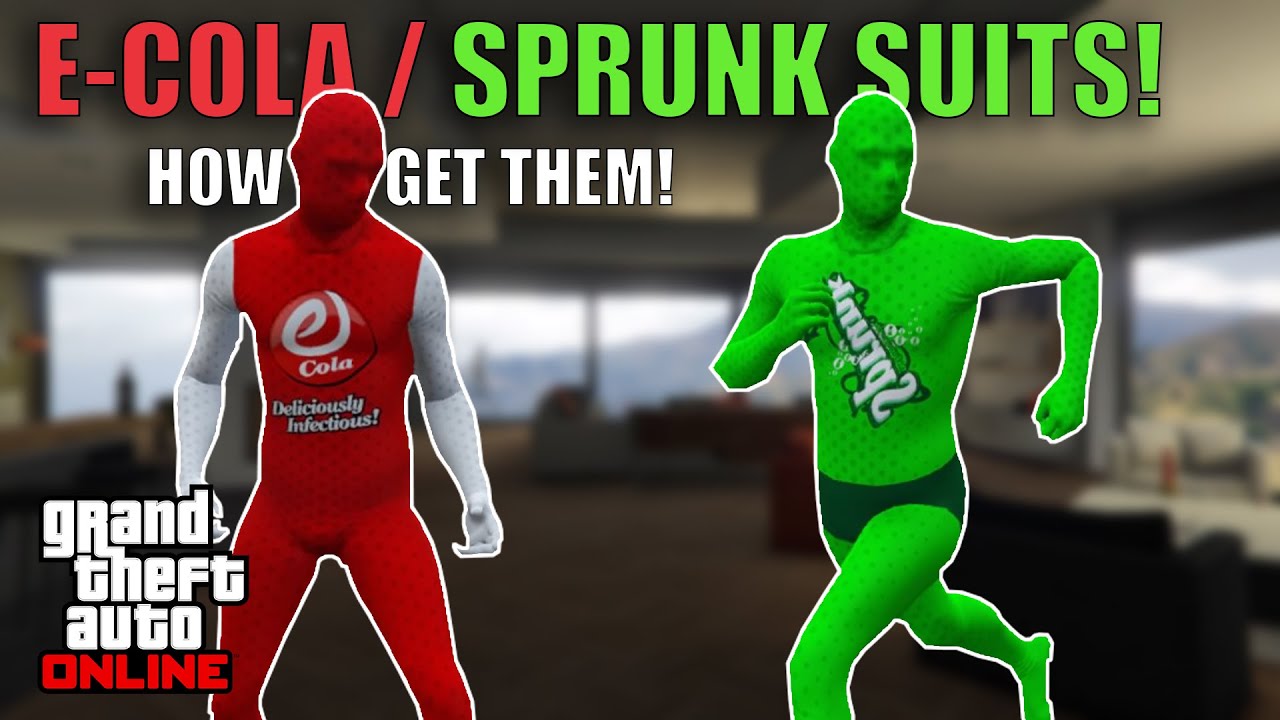 *NEW* HOW TO GET THE E-COLA / SPRUNK SUITS! GTA 5 ONLINE - SEPTEMBER ...
