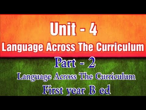 Unit 4 Language Across The Curriculum. Deficit Theory Of linguistic ...