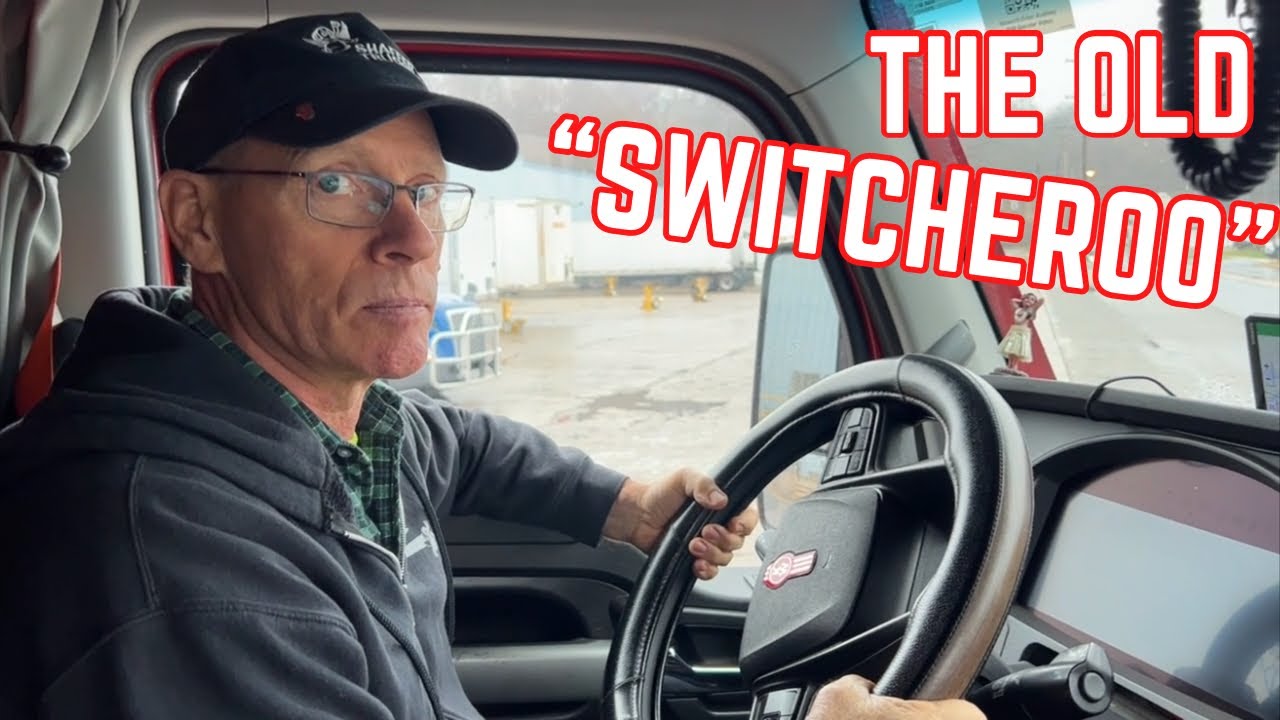 Drop and Hook Becomes a Live Load - Life of a Truck Driver - YouTube