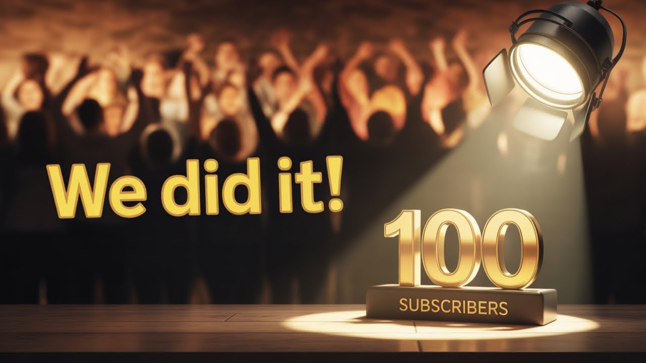 We Hit 100 Subscribers Thanks To You! - YouTube