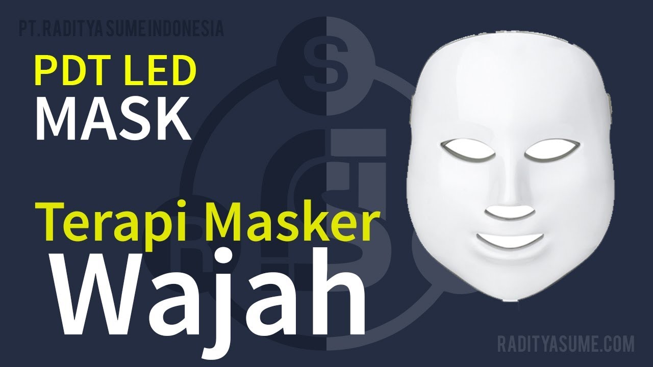 PDT LED MASK - Terapi Masker Wajah Portable - YouTube
