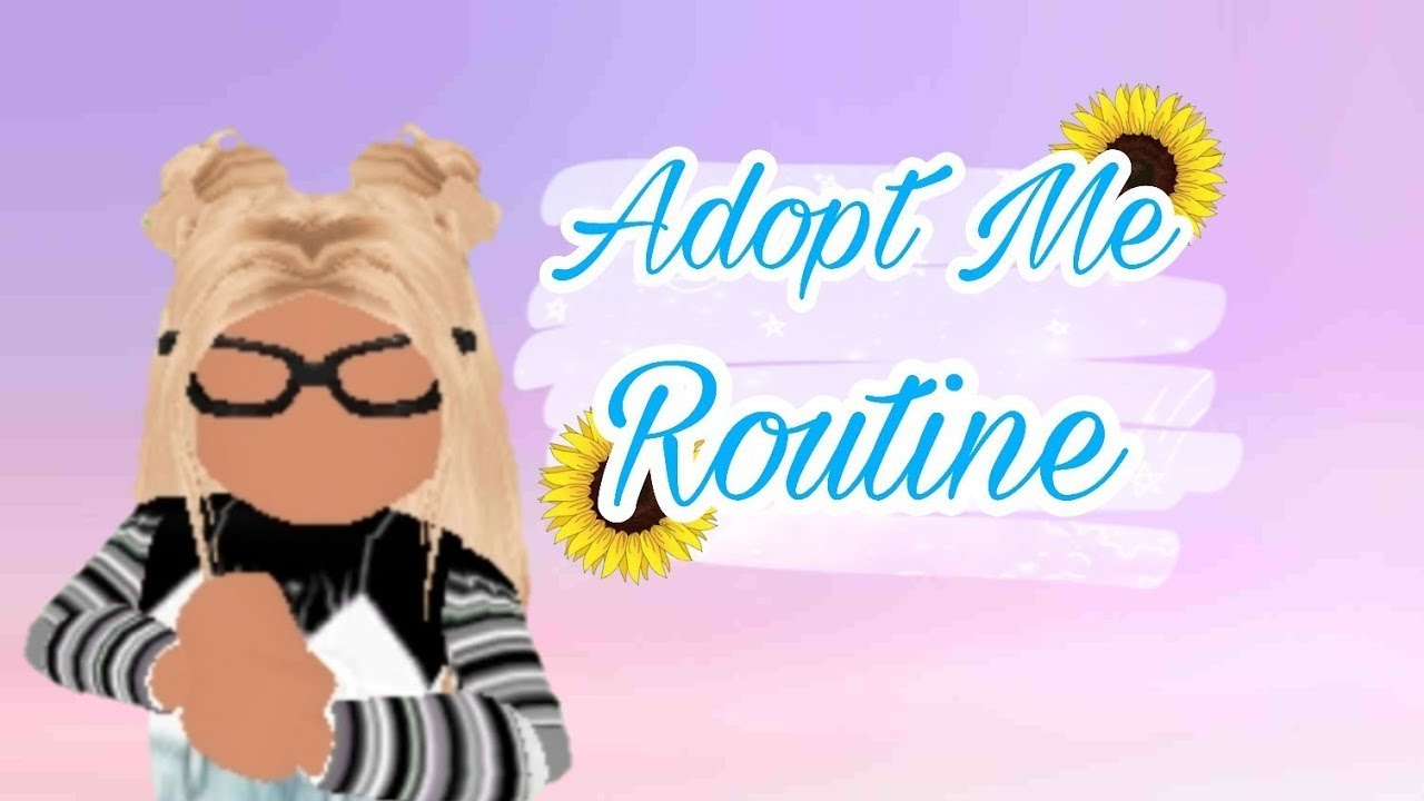 Daily routine in Roblox adopt me! ~part 1~ - YouTube