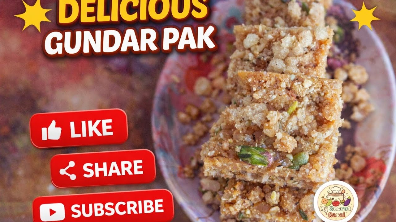 Gundar pak Gujarati Recipe|Step by Step Easy Method#HealthySweet# ...