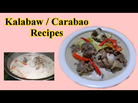 How To Cook Ginataang Kalabaw/Carabao Recipes - YouTube