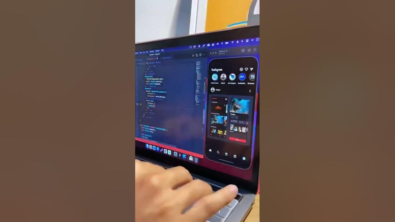 Instagram UI Speed Code using Flutter 📱🚀 #coding #programming #speedcode #developer #flutter ...