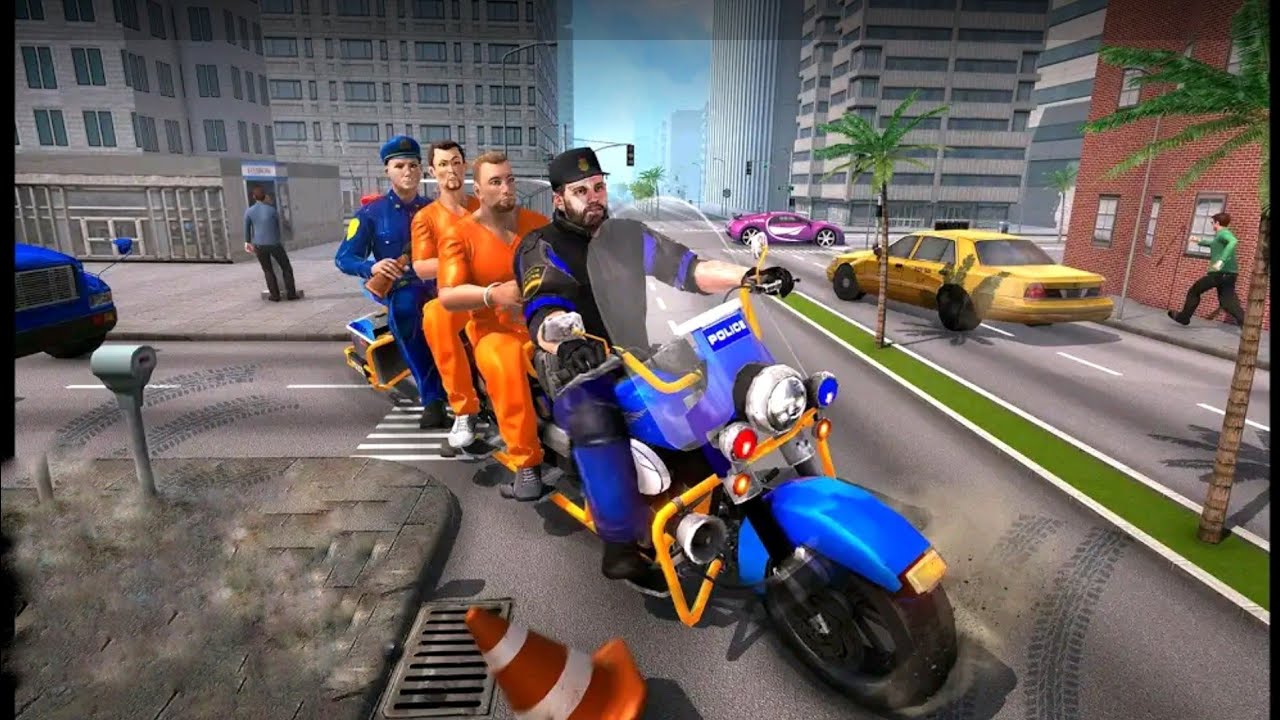 Police Bike Game 2021 Criminal Prisoner Transport | iOS/Android ...