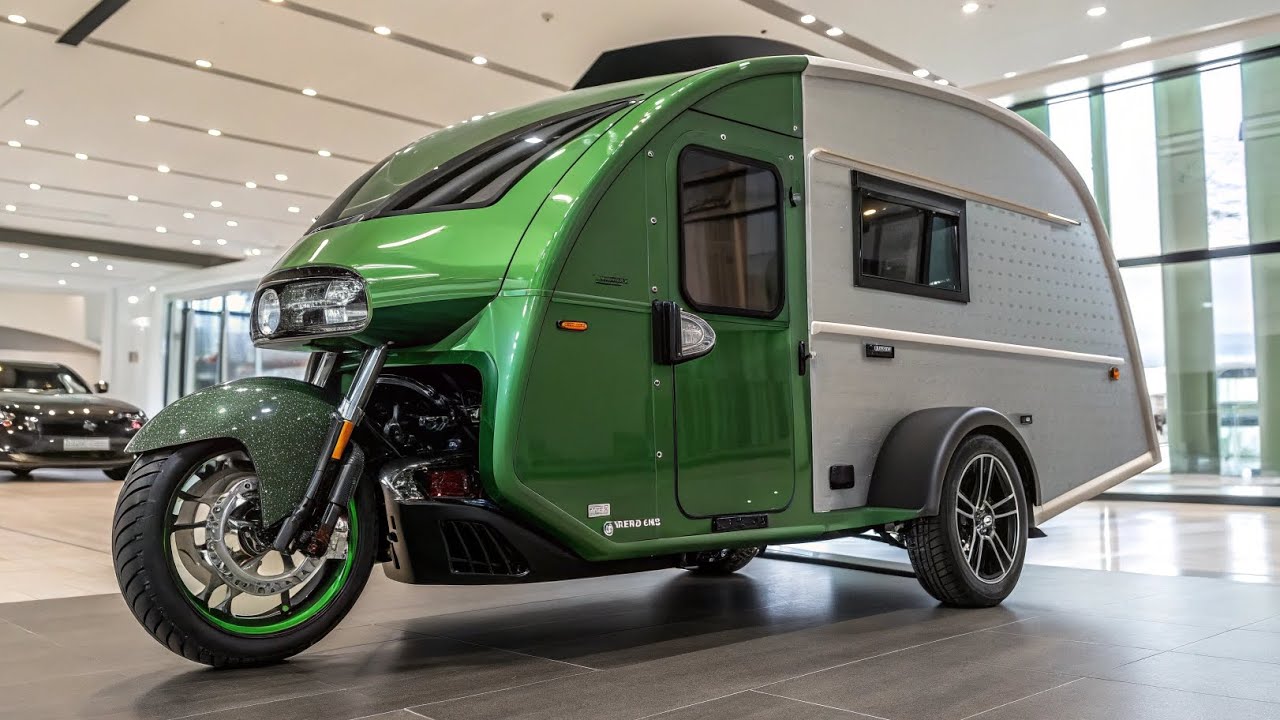 This Futuristic 3-Wheel Camper Trike Looks Like Nothing You've Ever ...
