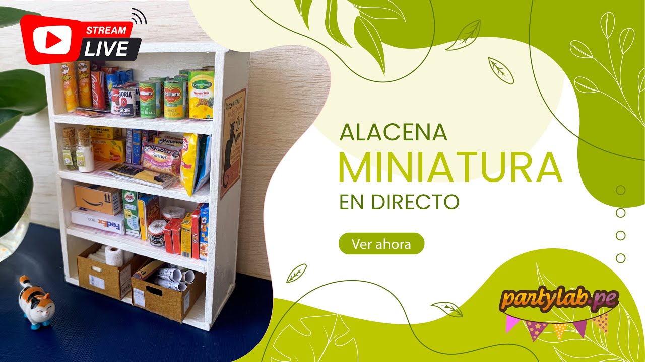 Alacena miniatura con productos reales DIY - YouTube