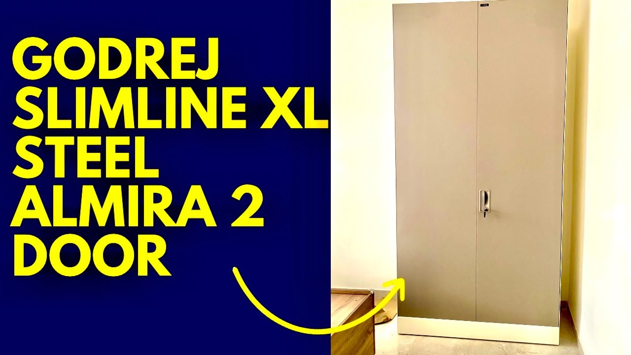 godrej interio slimline 2 door steel Almira XL 2 door steel almirah ...