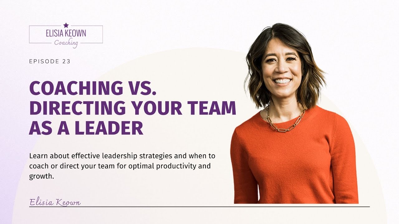 Coaching vs. Directing Your Team as a Leader - YouTube