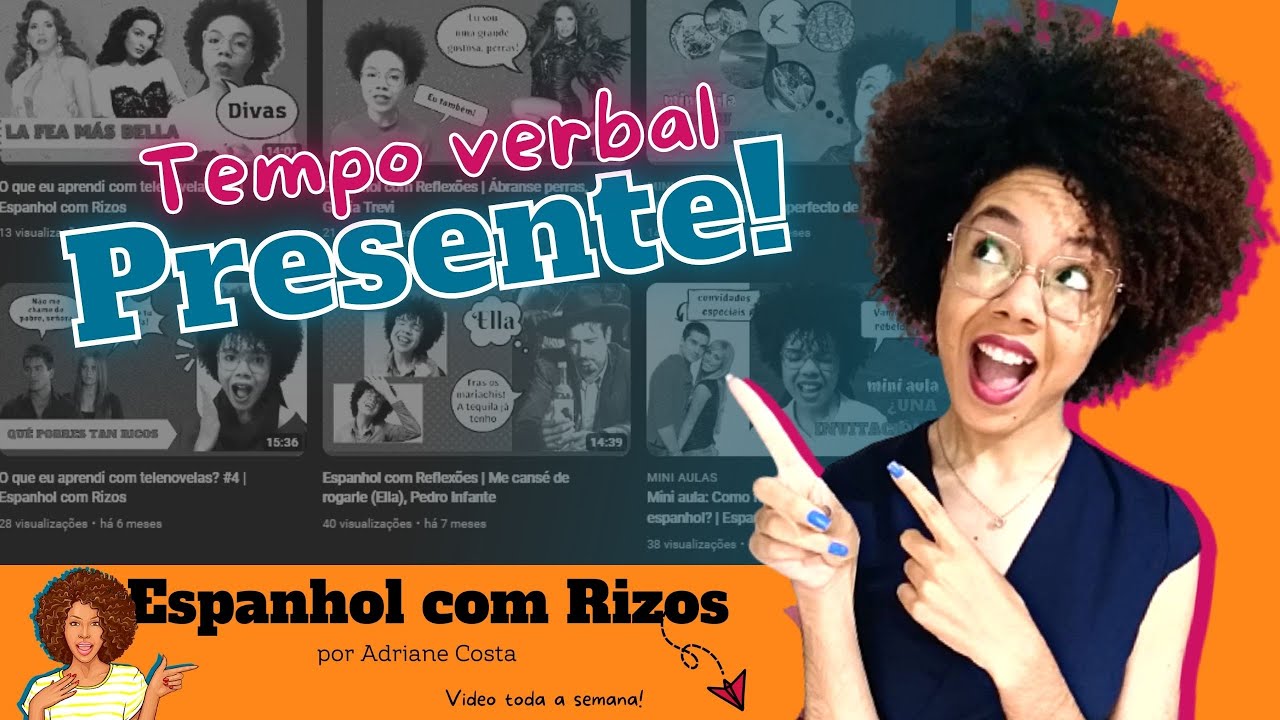 TEMPO VERBAL: Presente do Indicativo | Espanhol com Rizos - YouTube