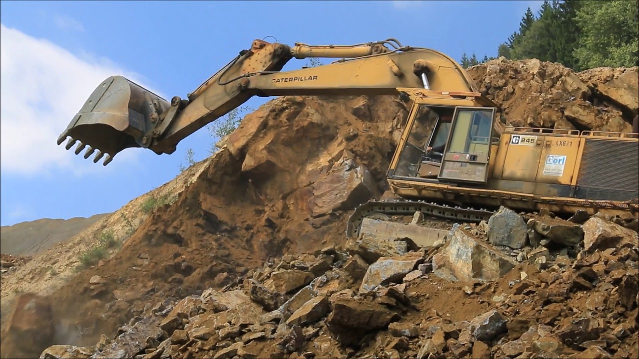 Caterpillar Cat 245 Youtube