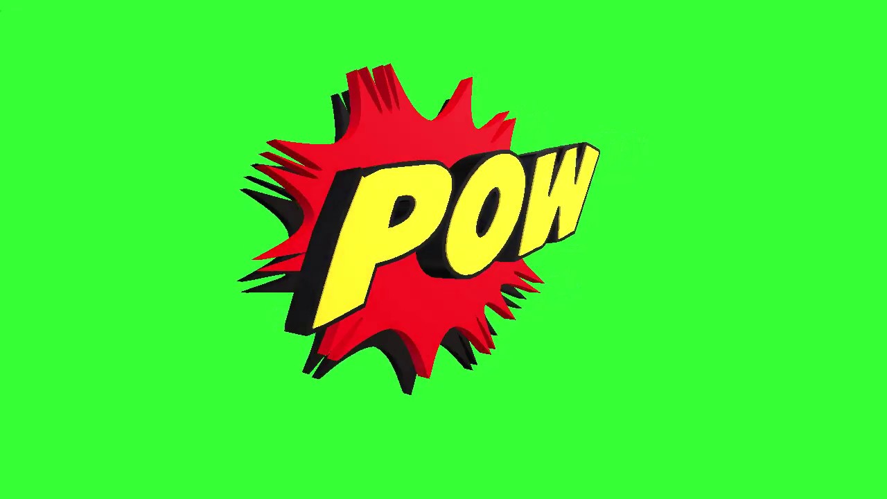 pow free green screen effect - YouTube