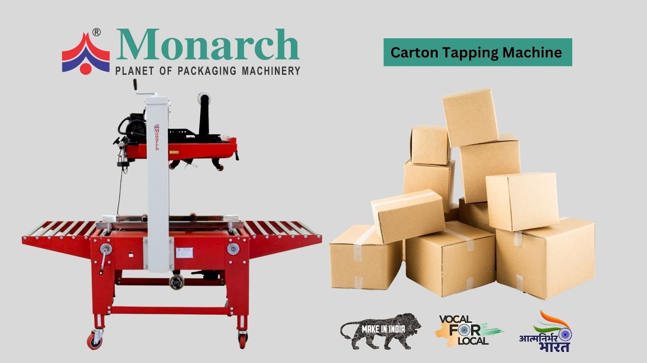 Carton Tapping Machine | Monarch | Carton Sealer | BOPP Tapping ...