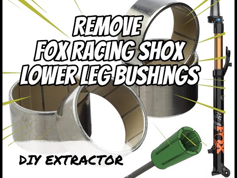 Fox racing shox 32 remove bushing DIY 3d printed extractor! #fox #diy #3d