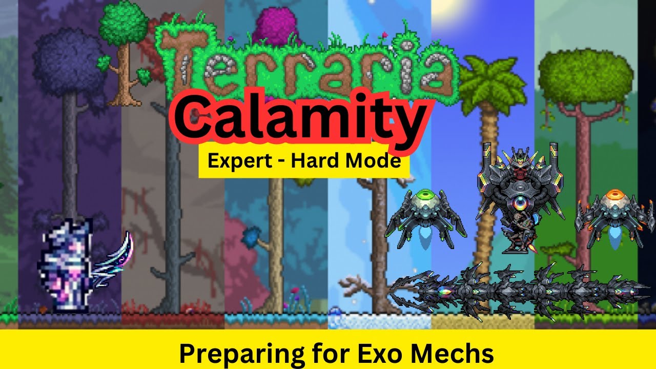 #Terraria #Calamity - Day 41 of Hard Mode (Expert) - YouTube