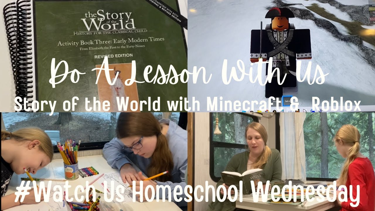 Do A Lesson With Us | STORY OF THE WORLD | with Minecraft and Roblox ...