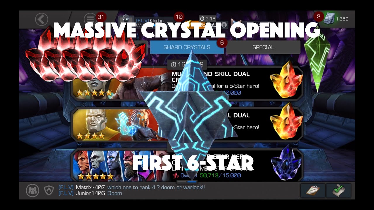MCOC Crystal Opening | First 6-Star - YouTube