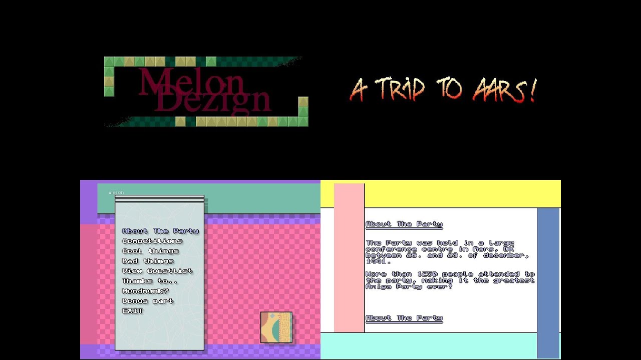 AMIGA-Demo "Crystal & Melon Dezign: A Trip To Aars (Demo)" - YouTube