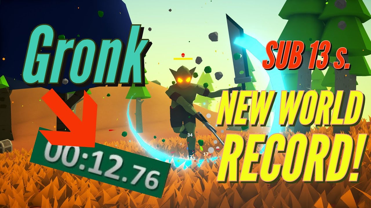 *NEW* World RECORD Muck SPEEDRUN Gronk! (Under 13 Seconds) - YouTube