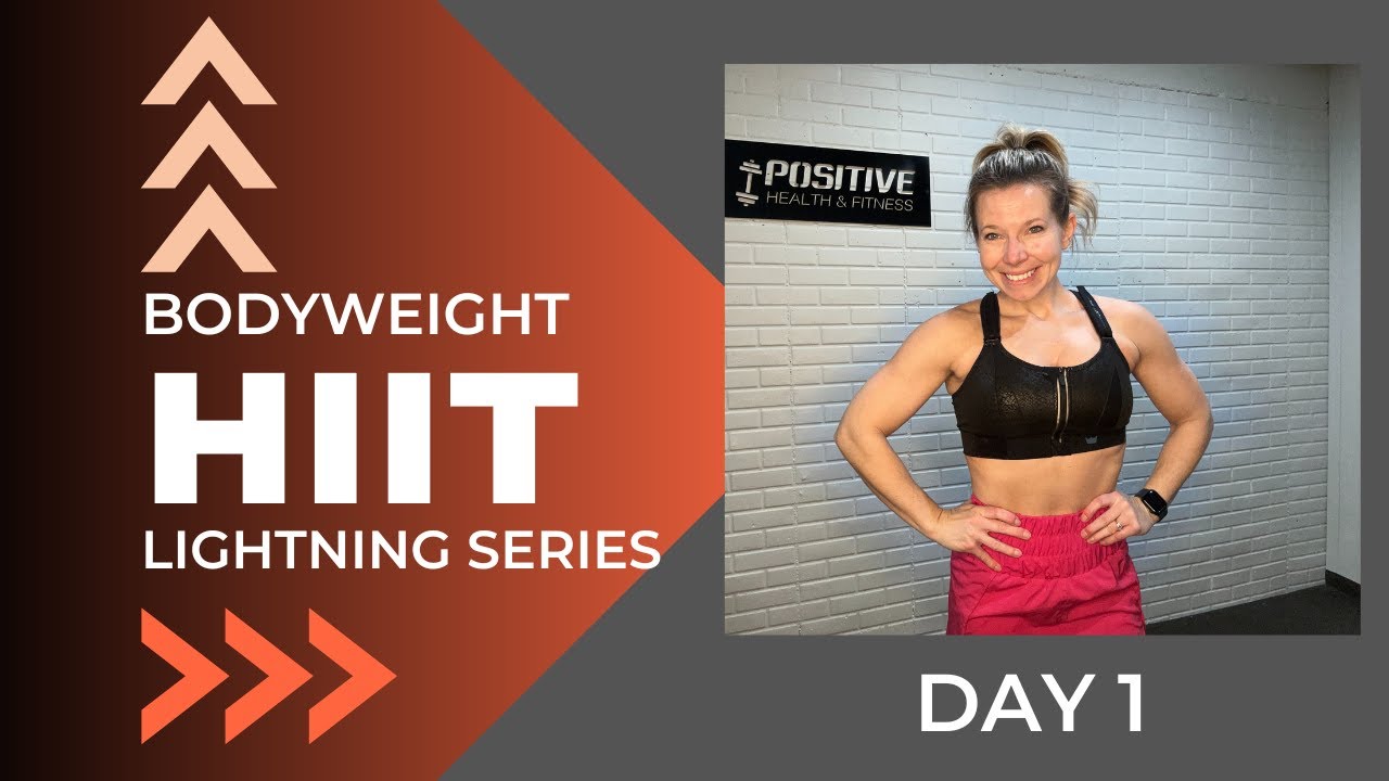 Bodyweight HIIT Workout - Lightning Series - Day 1- 30 mins #hiit #fullbodyworkout - YouTube