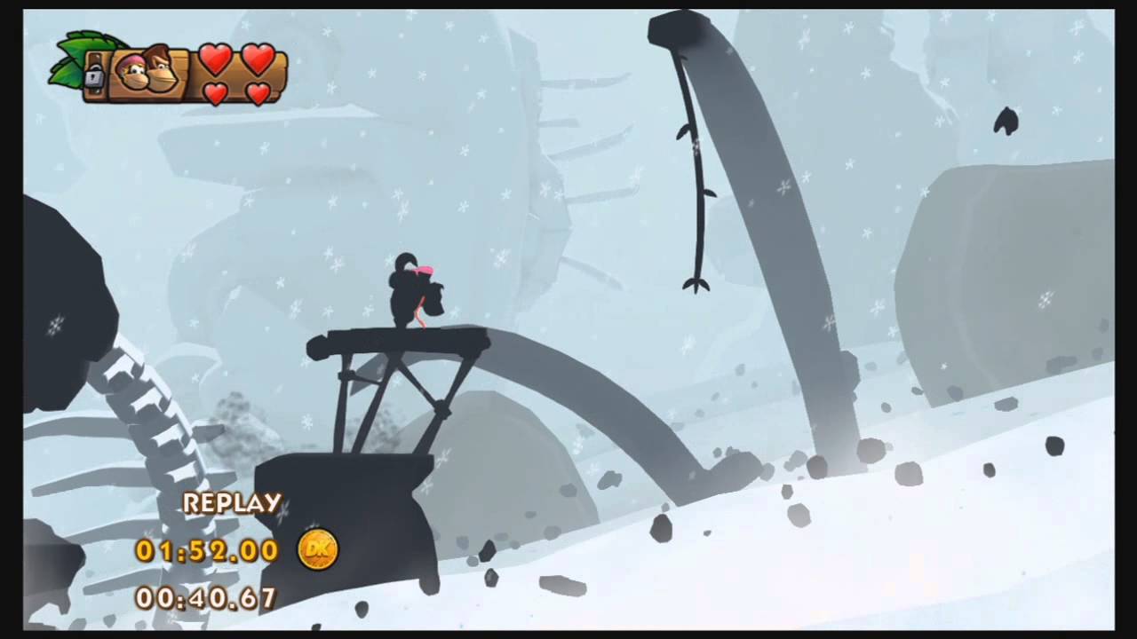 6-6 Cliffside Slide World Record: Donkey Kong Country Tropical Freeze ...