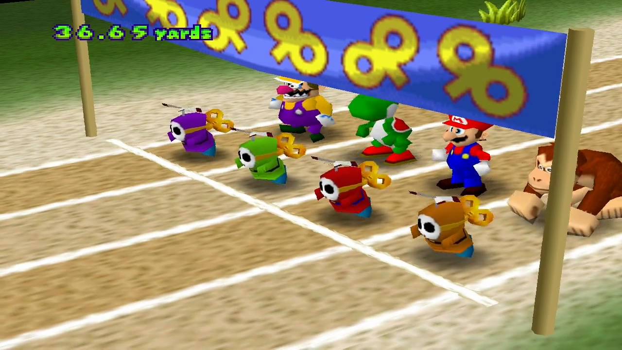 Mario Party 2 Mini Games - Mecha Marathon - YouTube