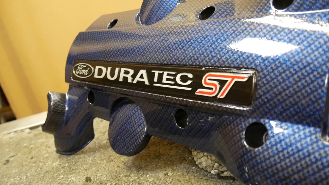 Hydrodipping fiesta ST rocker cover - YouTube