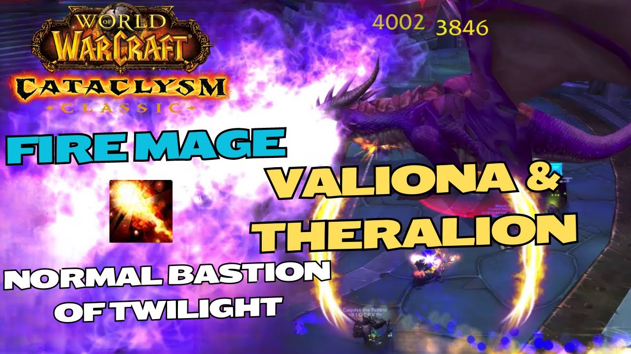 Theralion and Valiona - Fire Mage PoV - Normal Bastion of Twilight ...