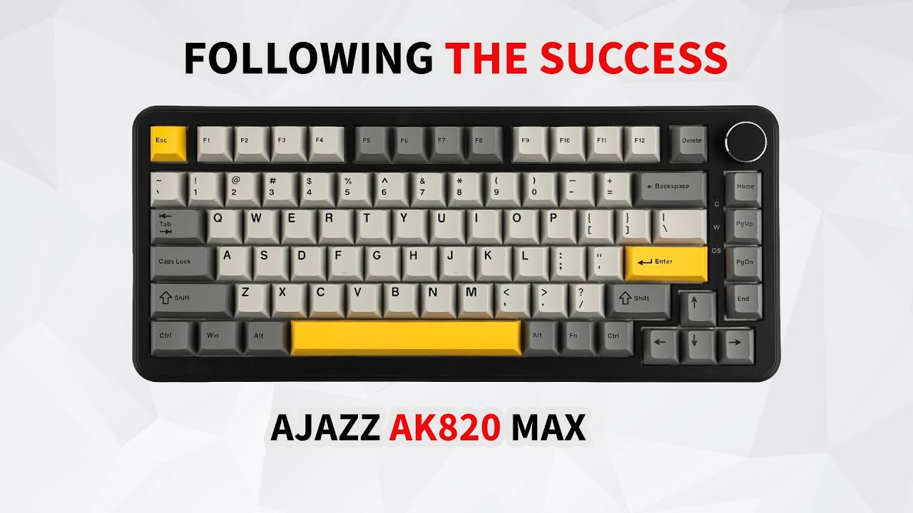 AJAZZ AK820 MAX Quick Unboxing and Review - YouTube