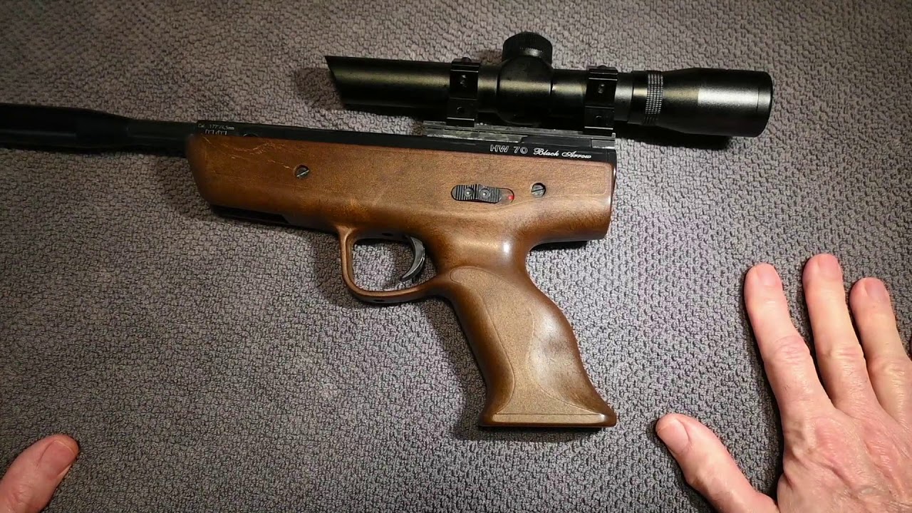 Pistola Weihrauch HW 70 - YouTube