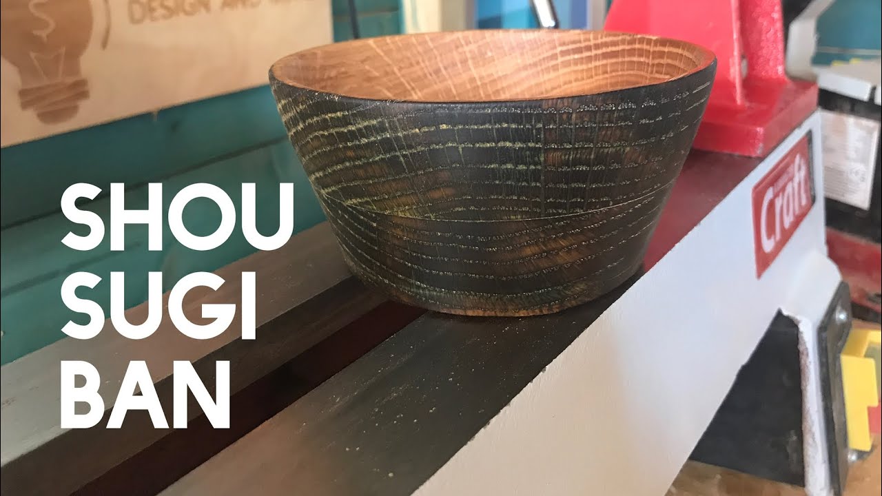How To Turn A Shou Sugi Ban Bowl | Woodturning - YouTube
