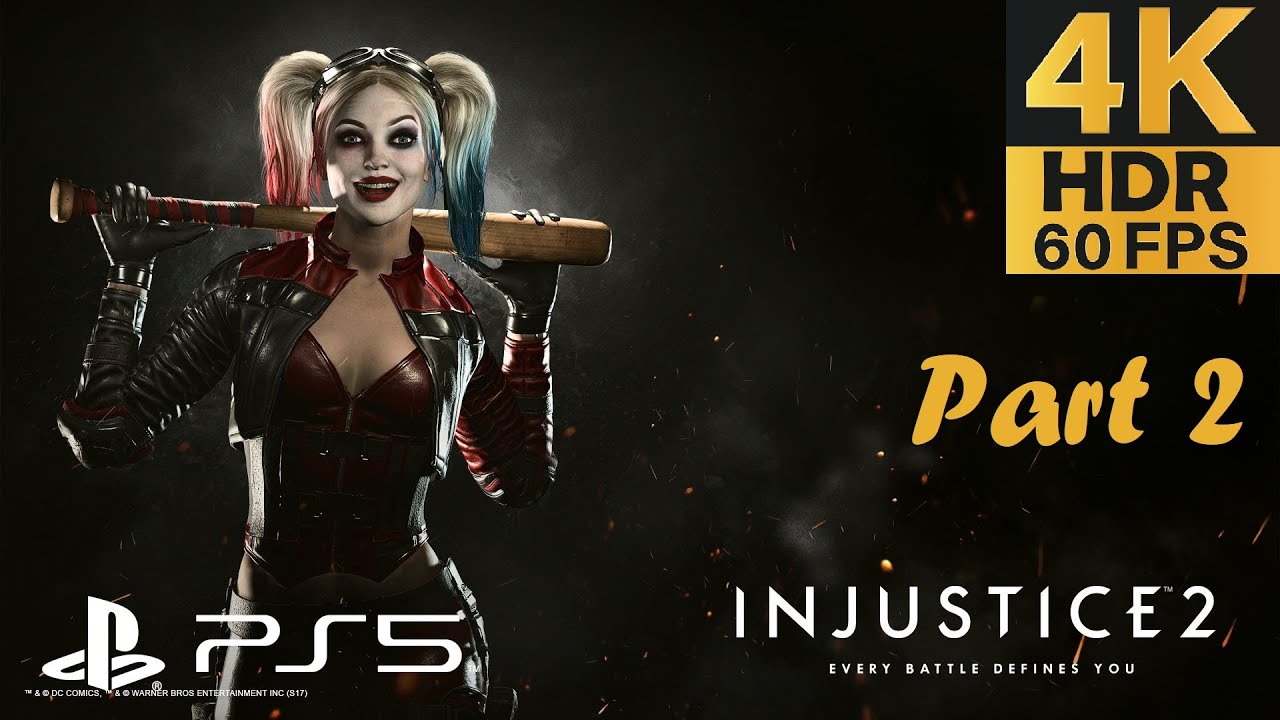 Injustice 2 - Full Playthrough All Cutscenes Part 2 [ 4K HDR 60fps PS5 ...