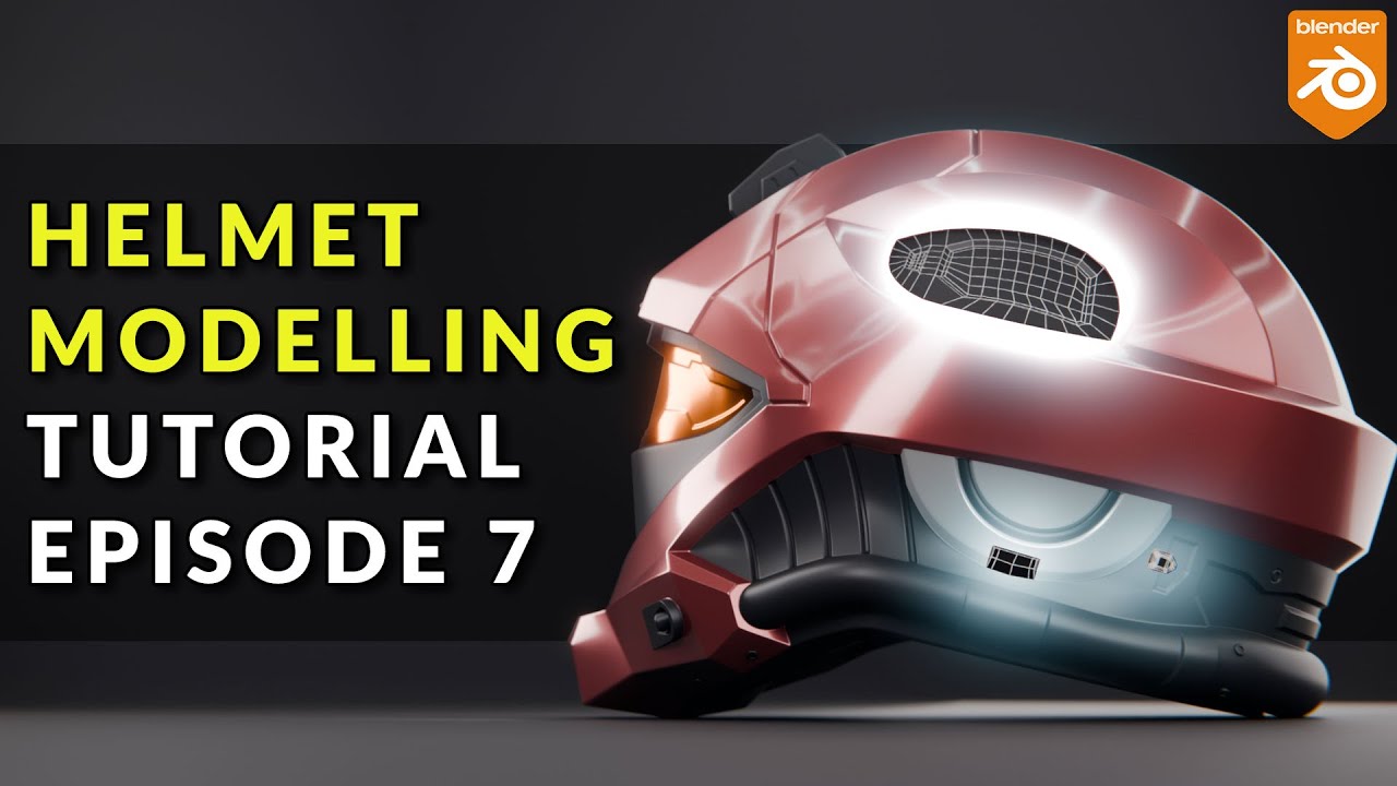 Make the Halo 3 Recon Helmet in Blender | Modelling Tutorial | Episode 7 - YouTube