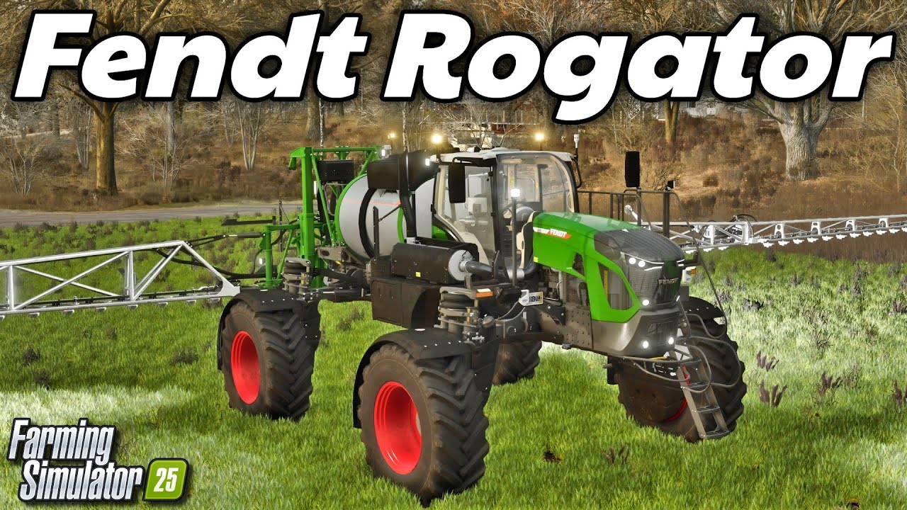 Spot Spraying with Fendt Rogator (Precision Farming) | Farming ...